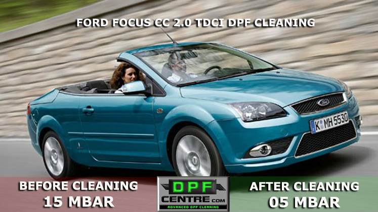 Ford Focus CC 2.0 TDCI DPF Cleaning - Quantum - DPF Cleaning Centre