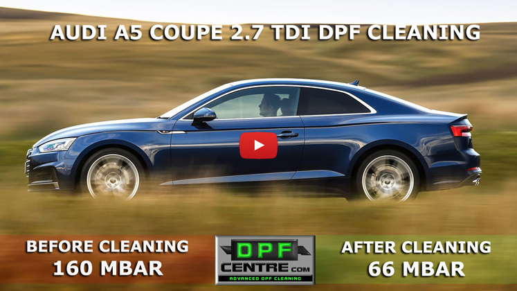 Audi A5 Coupe- 2.7 TDI DPF Cleaning - Quantum - DPF Cleaning Centre