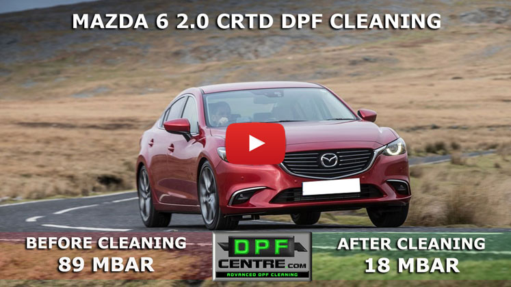 Mazda 6 2.0 CRTD DPF Cleaning - Quantum - DPF Cleaning Centre