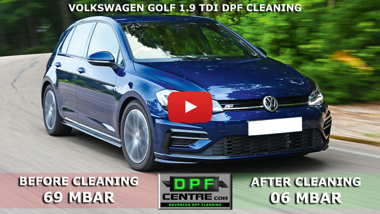 Volkswagen Golf 1.9 TDI DPF Cleaning - Quantum - DPF Cleaning Centre