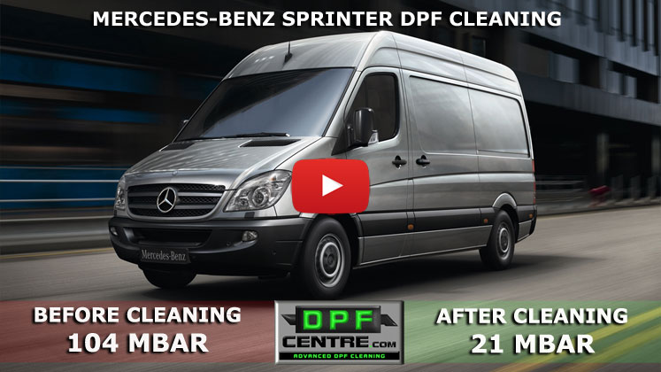 Mercedes-Benz Sprinter 2.1 CDI Sprinter DPF Cleaning - Quantum - DPF ...