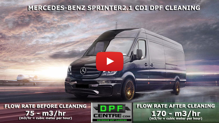 Mecedes-Benz Sprinter 2.1 CDI DPF Cleaning - Quantum - DPF Cleaning Centre