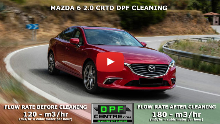 Mazda 6 2.0 CRTD DPF Cleaning - Quantum - DPF Cleaning Centre