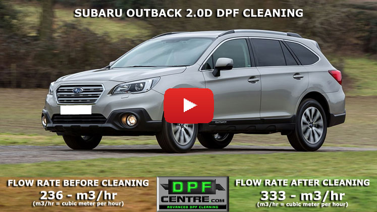 Subaru Outback 2.0D DPF Cleaning - Quantum - DPF Cleaning Centre