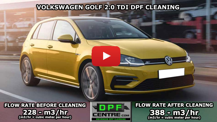 Volkswagen Golf 2.0 TDI DPF Cleaning - Quantum - DPF Cleaning Centre
