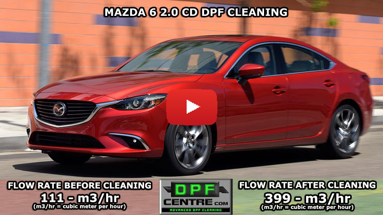 Mazda 6 2.0 CD DPF Cleaning - Quantum - DPF Cleaning Centre