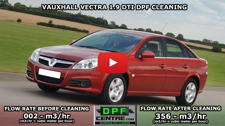 Vauxhall Vectra 1.9 DTI DPF Cleaning - Quantum - DPF Cleaning Centre