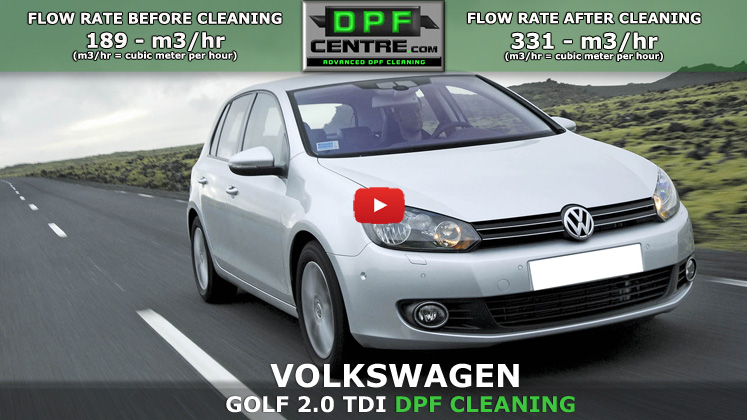 Volkswagen Golf 2.0 TDI DPF Cleaning - Quantum - DPF Cleaning Centre