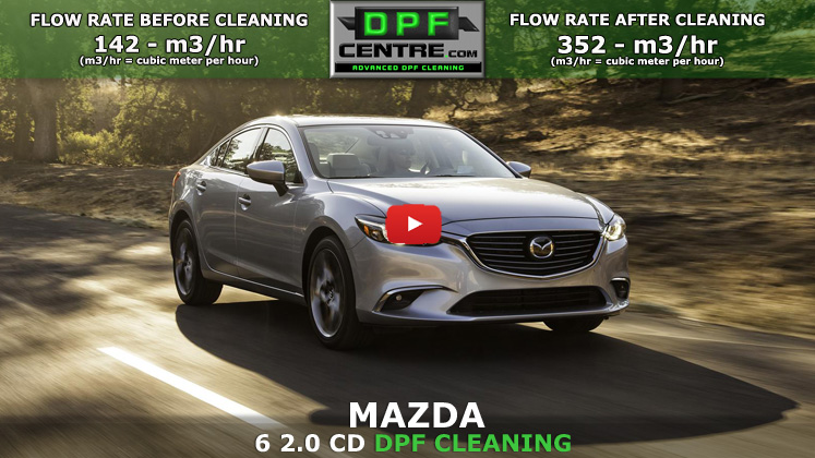 Mazda 6 2.0 CD DPF Cleaning - Quantum - DPF Cleaning Centre