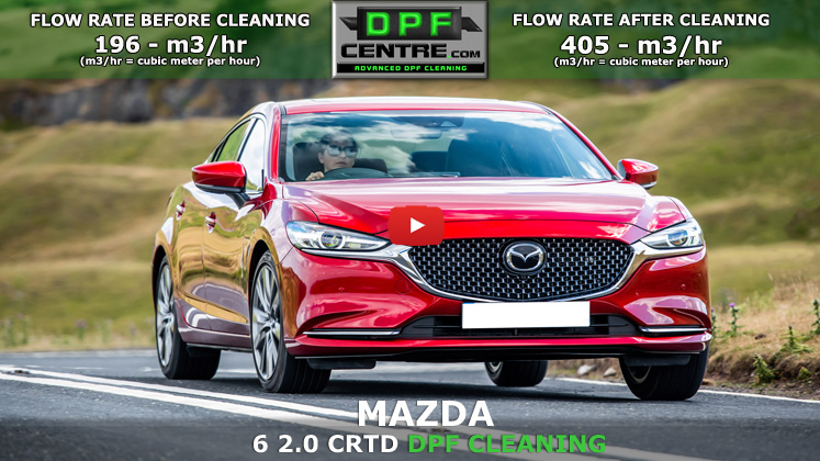 Mazda 6 2.0 CRTD DPF Cleaning - Quantum - DPF Cleaning Centre