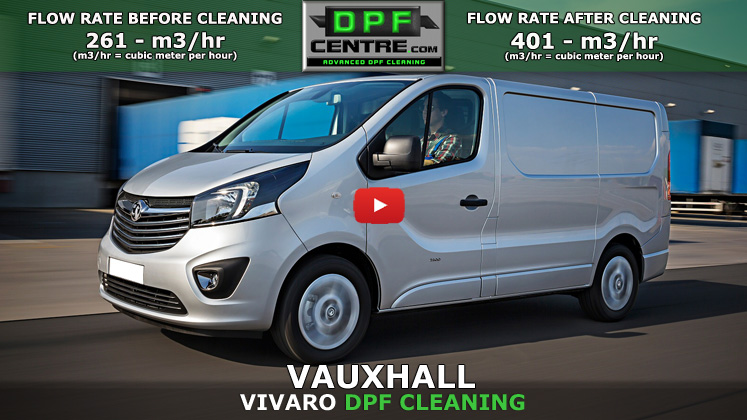 Vauxhall Vivaro 1.6 DTI DPF Cleaning - Quantum - DPF Cleaning Centre