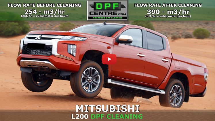 Mitsubishi L200 2.4 DI-D DPF Cleaning - Quantum - DPF Cleaning Centre