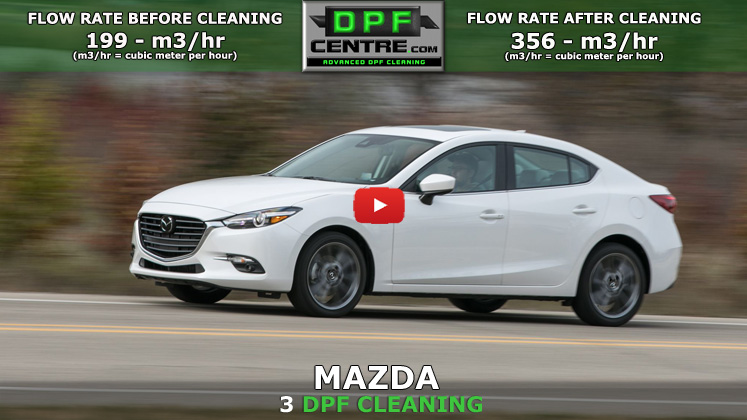 Mazda 3 2.0 CITD DPF Cleaning - Quantum - DPF Cleaning Centre