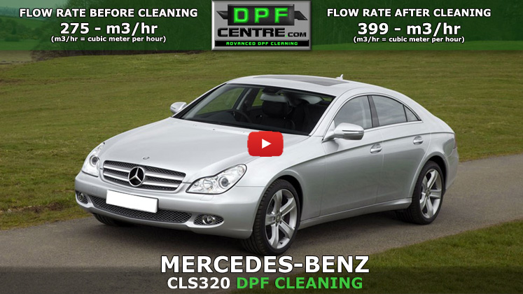 Mercedes-Benz CLS320 3.0 CDI DPF Cleaning - Quantum - DPF Cleaning Centre