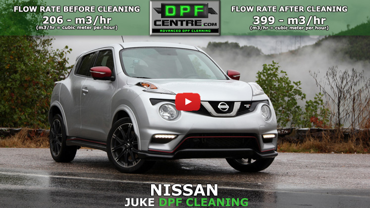 Nissan Juke 1.6 DCI DPF Cleaning - Quantum - DPF Cleaning Centre